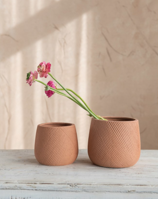 Natural Stoneware Planter – Rustik Market